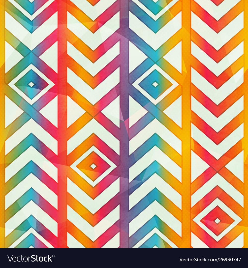 Retro geometric pattern Royalty Free Vector Image