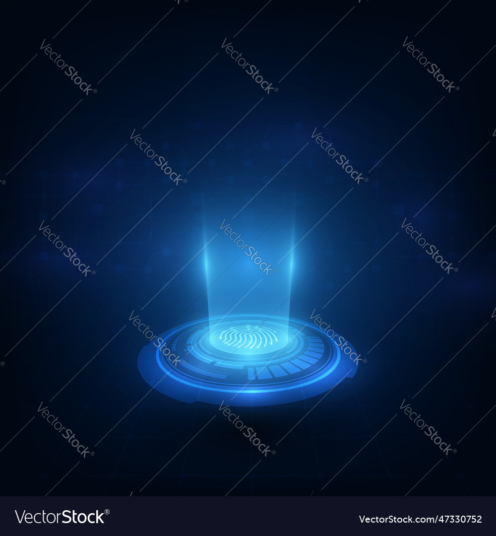 Abstract technology backgroundsecurity system Vector Image