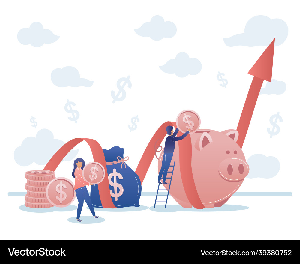 Couple with money icon set Royalty Free Vector Image