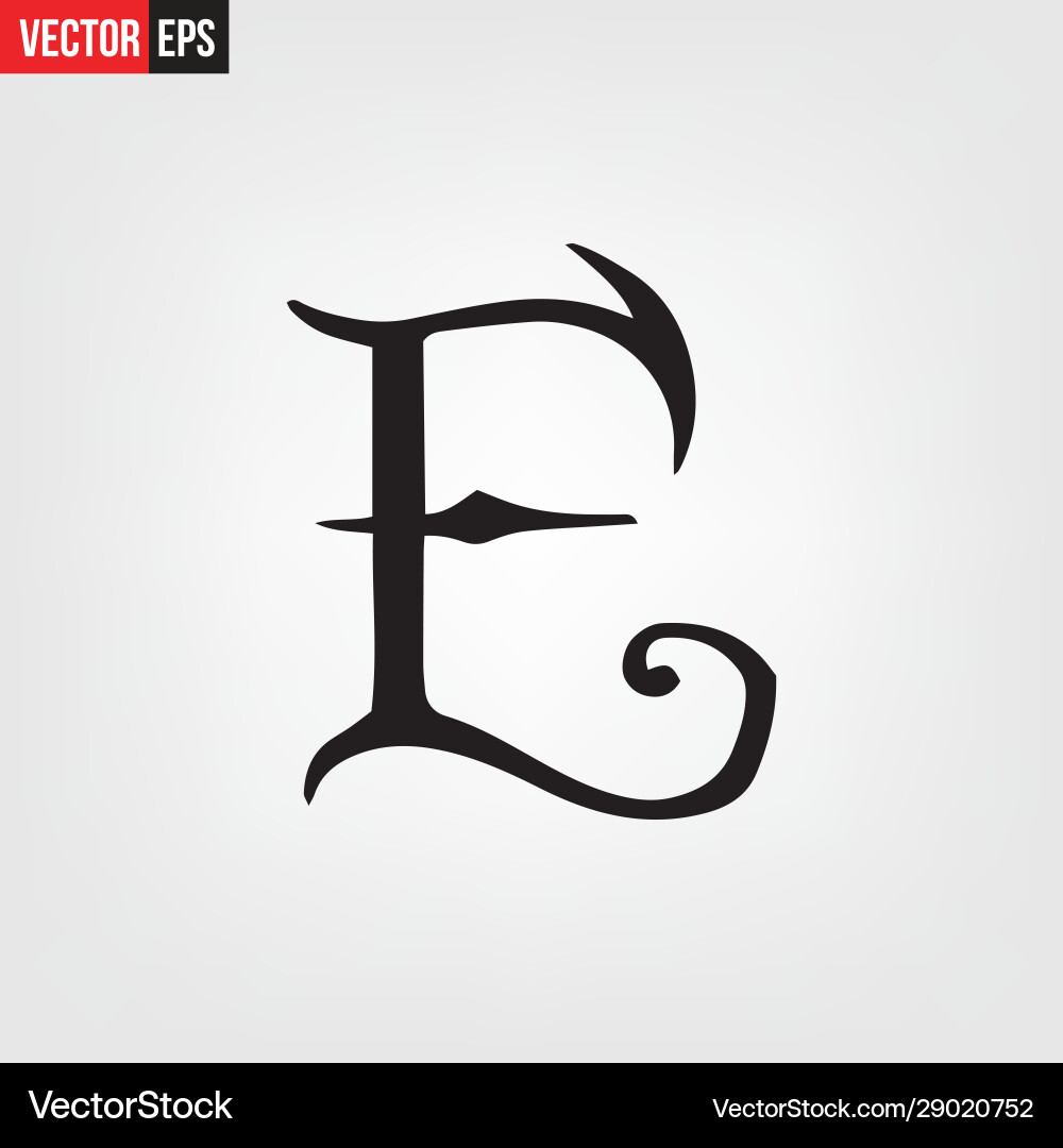 Elegant alphabet letters font Royalty Free Vector Image