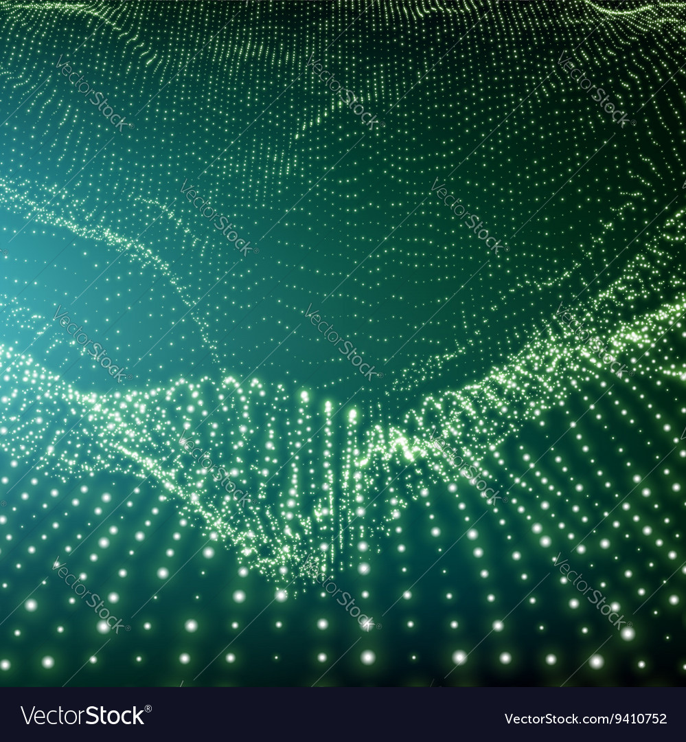 Network technology communication background grid Vector Image