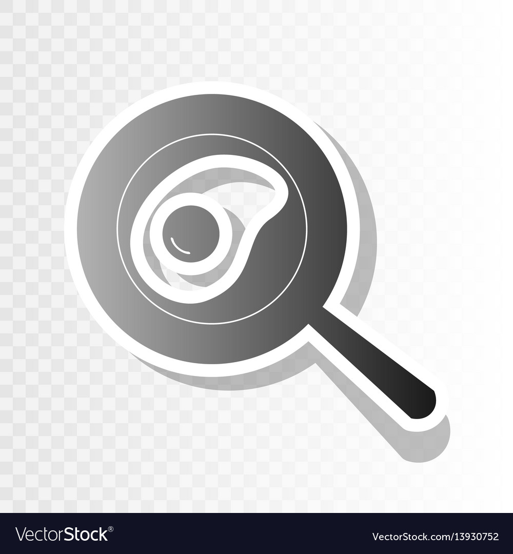 Omelette icon solid Royalty Free Vector Image - VectorStock