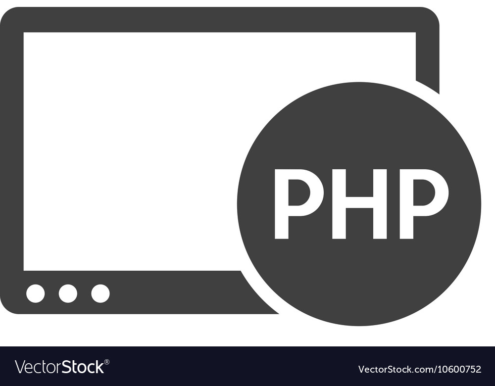 Programming Language Isolated Icon Royalty Free Vector Image
