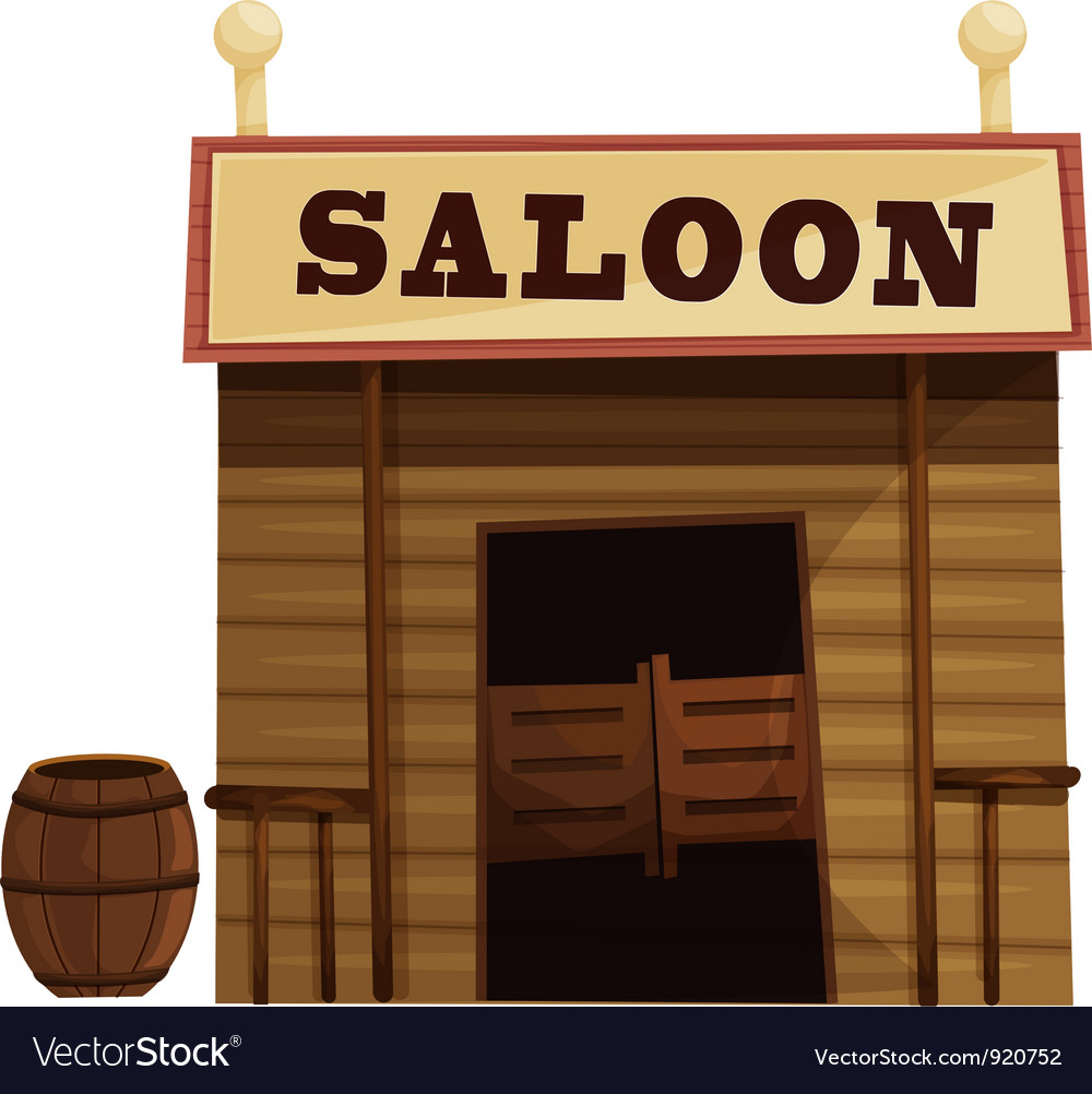 Saloon Royalty Free Vector Image - VectorStock