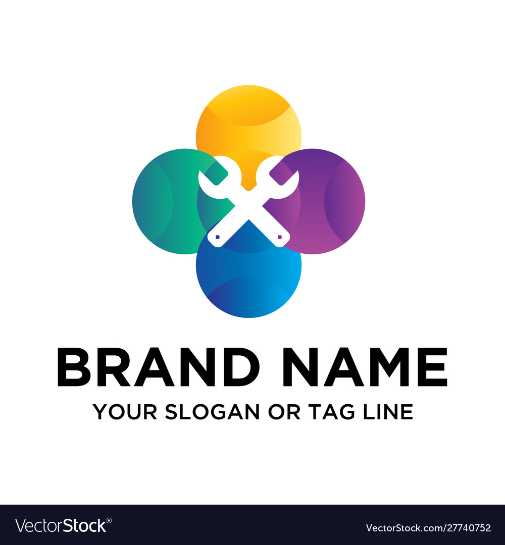 Tool logo design Royalty Free Vector Image - VectorStock