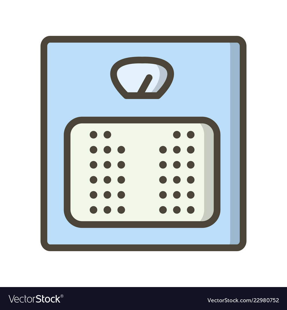 Weight machine icon Royalty Free Vector Image - VectorStock