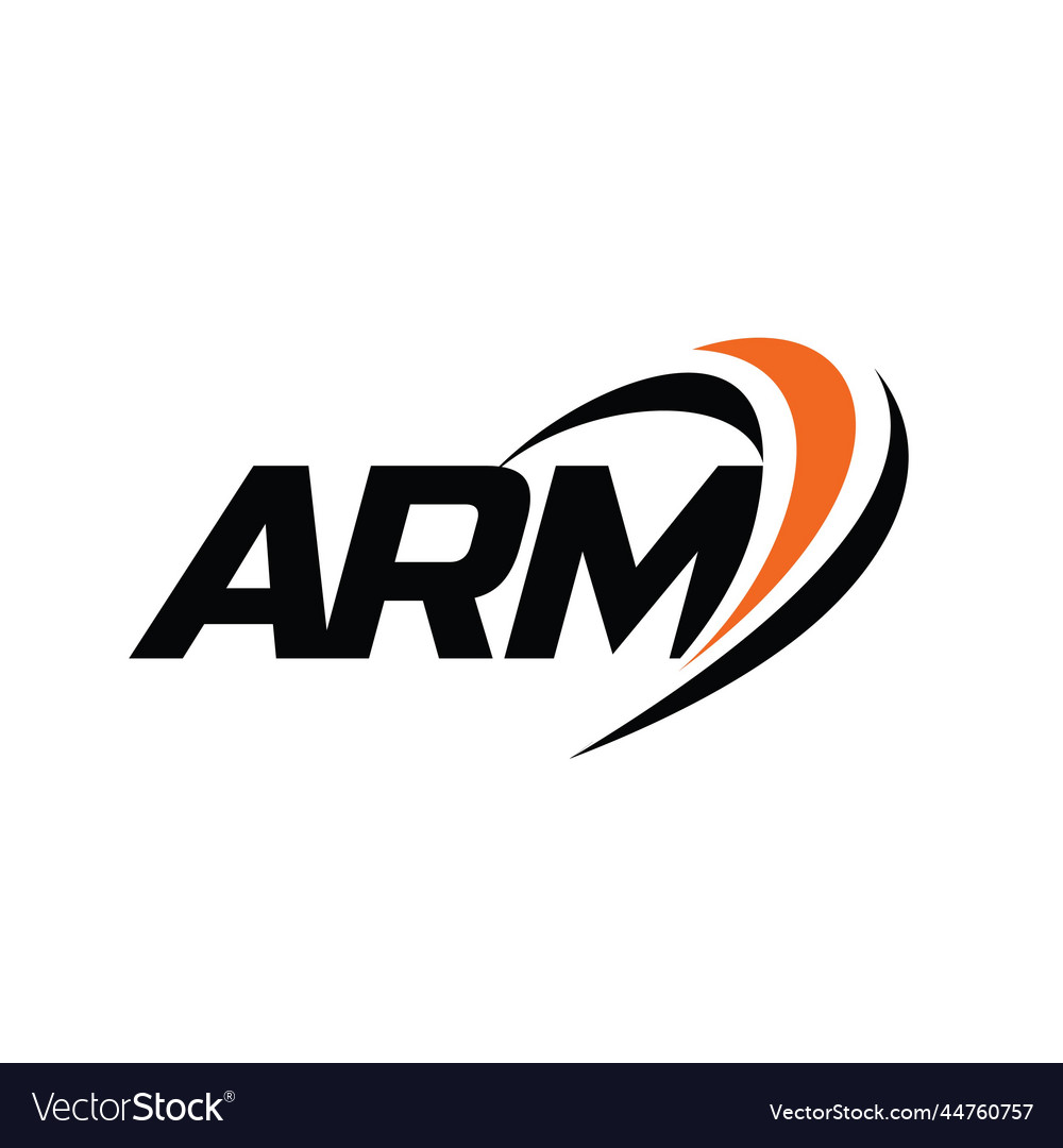 Arm monogram logo Royalty Free Vector Image - VectorStock