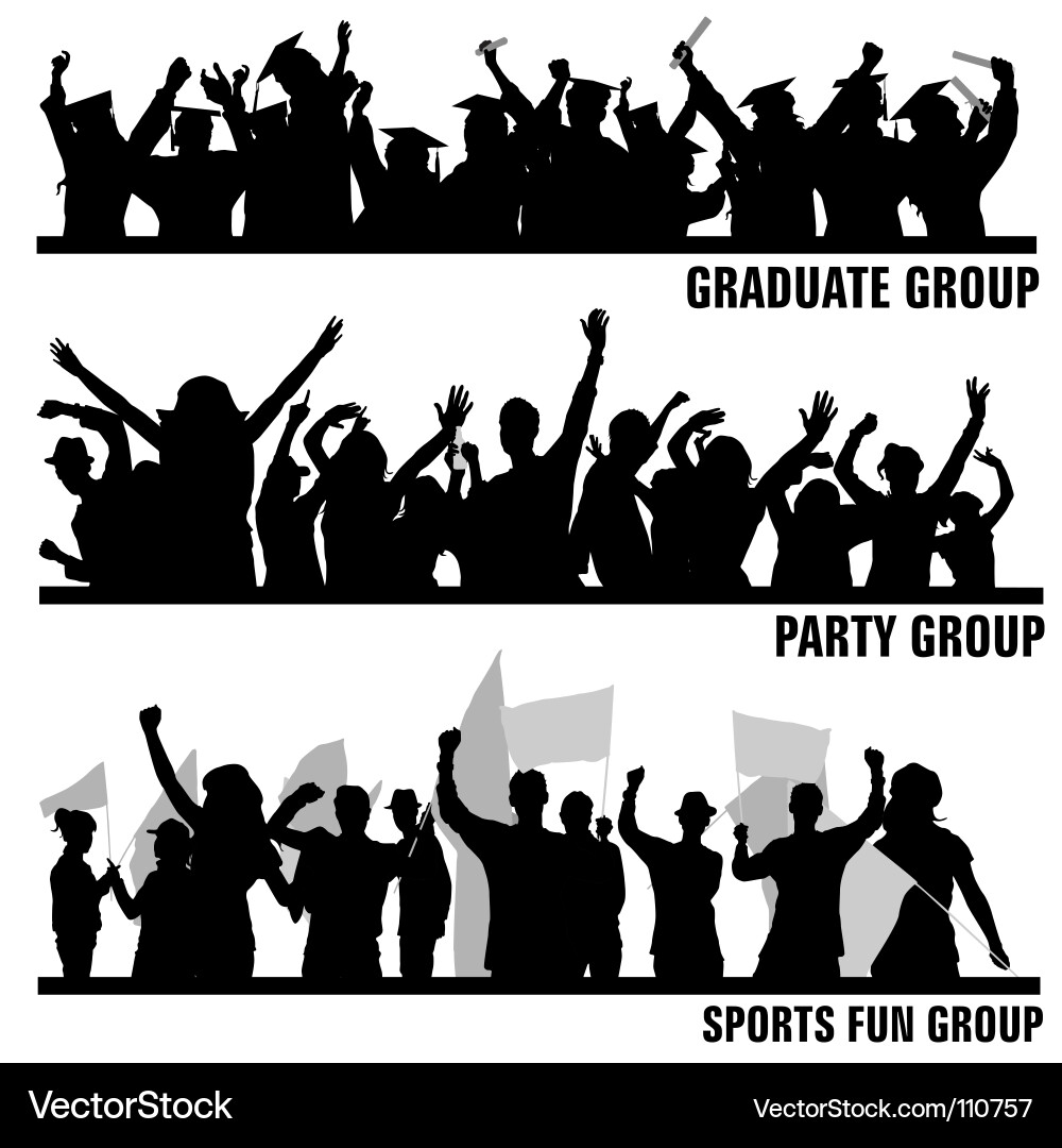 Group peoples Royalty Free Vector Image - VectorStock