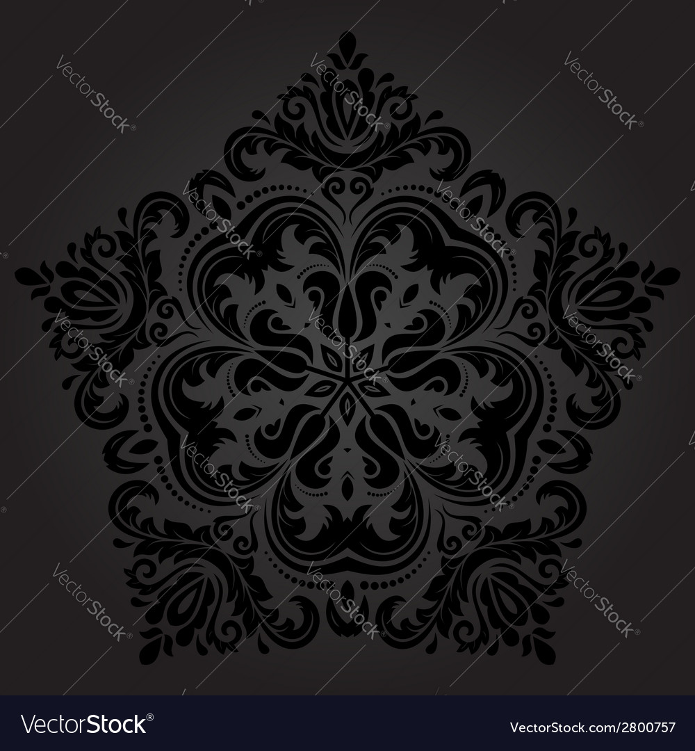 Orient pattern abstract background Royalty Free Vector Image