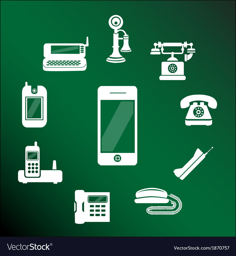 Phones Royalty Free Vector Image - VectorStock