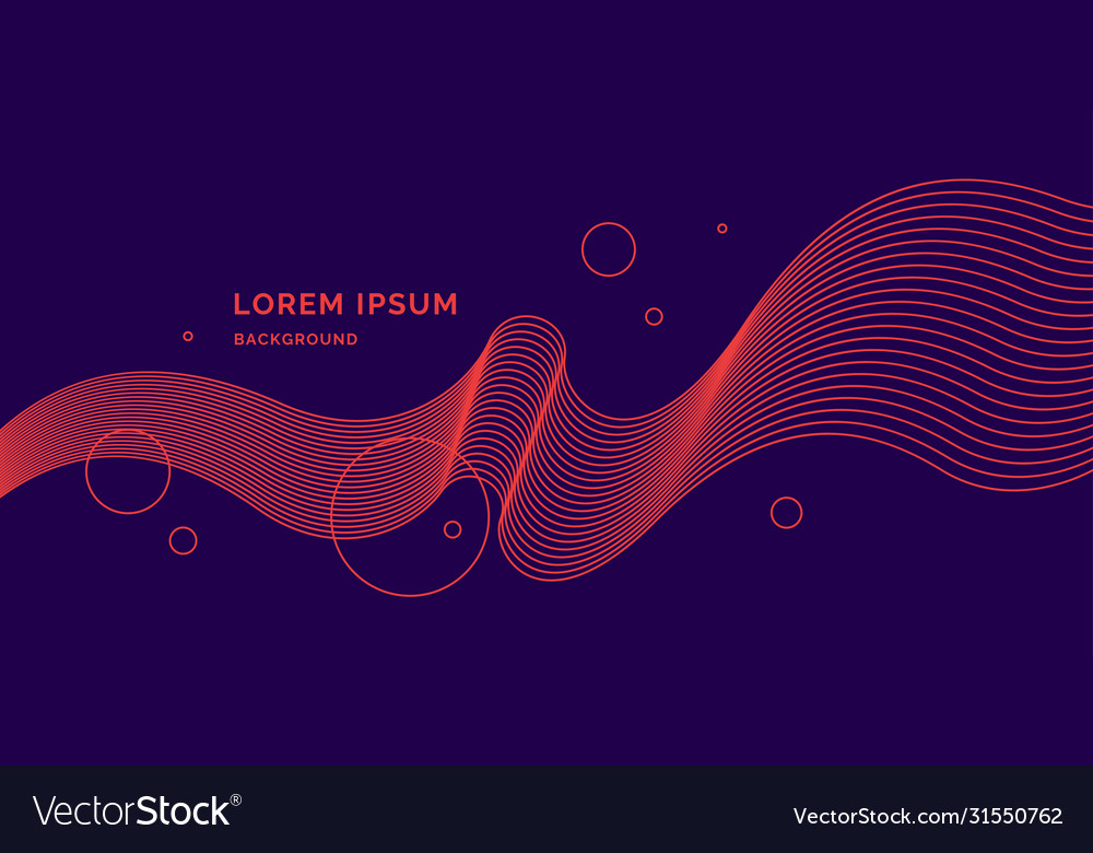 Modern background with abstract elements Vector Image