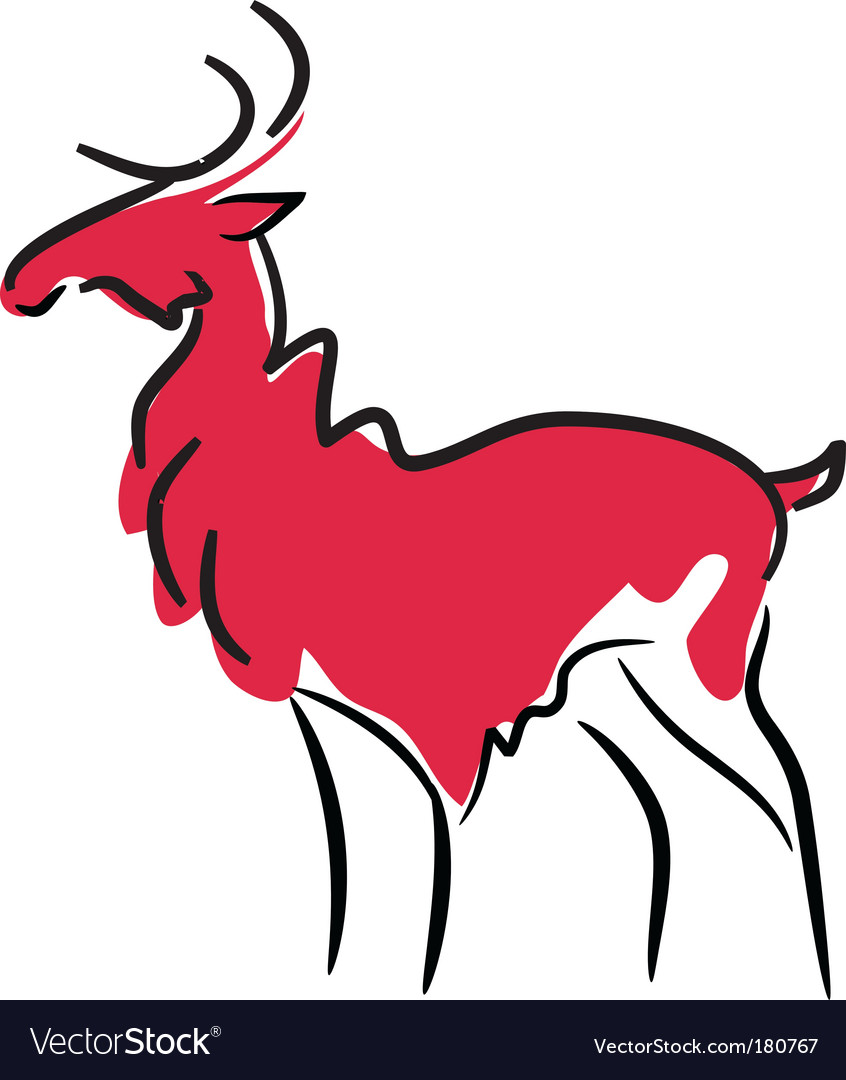 Deer Royalty Free Vector Image - VectorStock