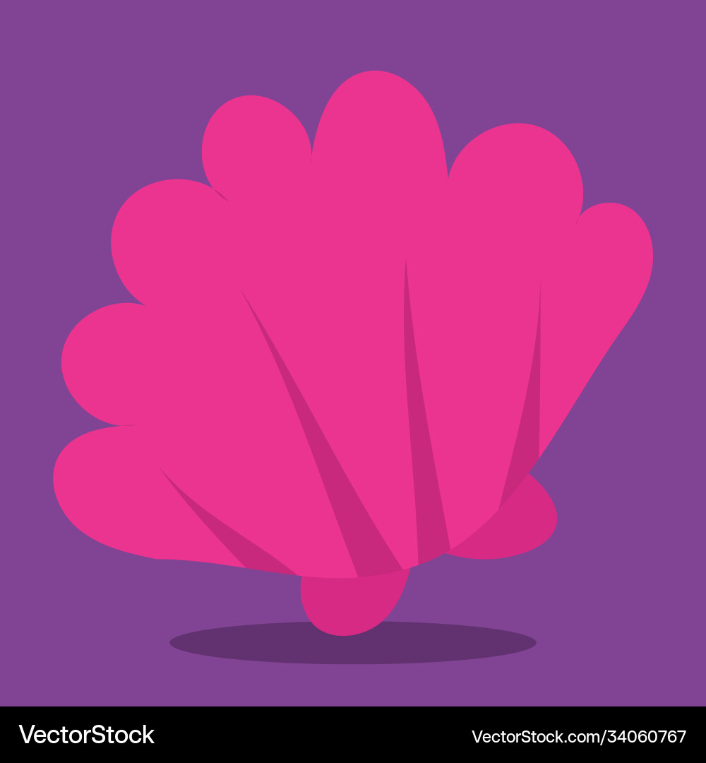 Little mermaid clam 10 Royalty Free Vector Image