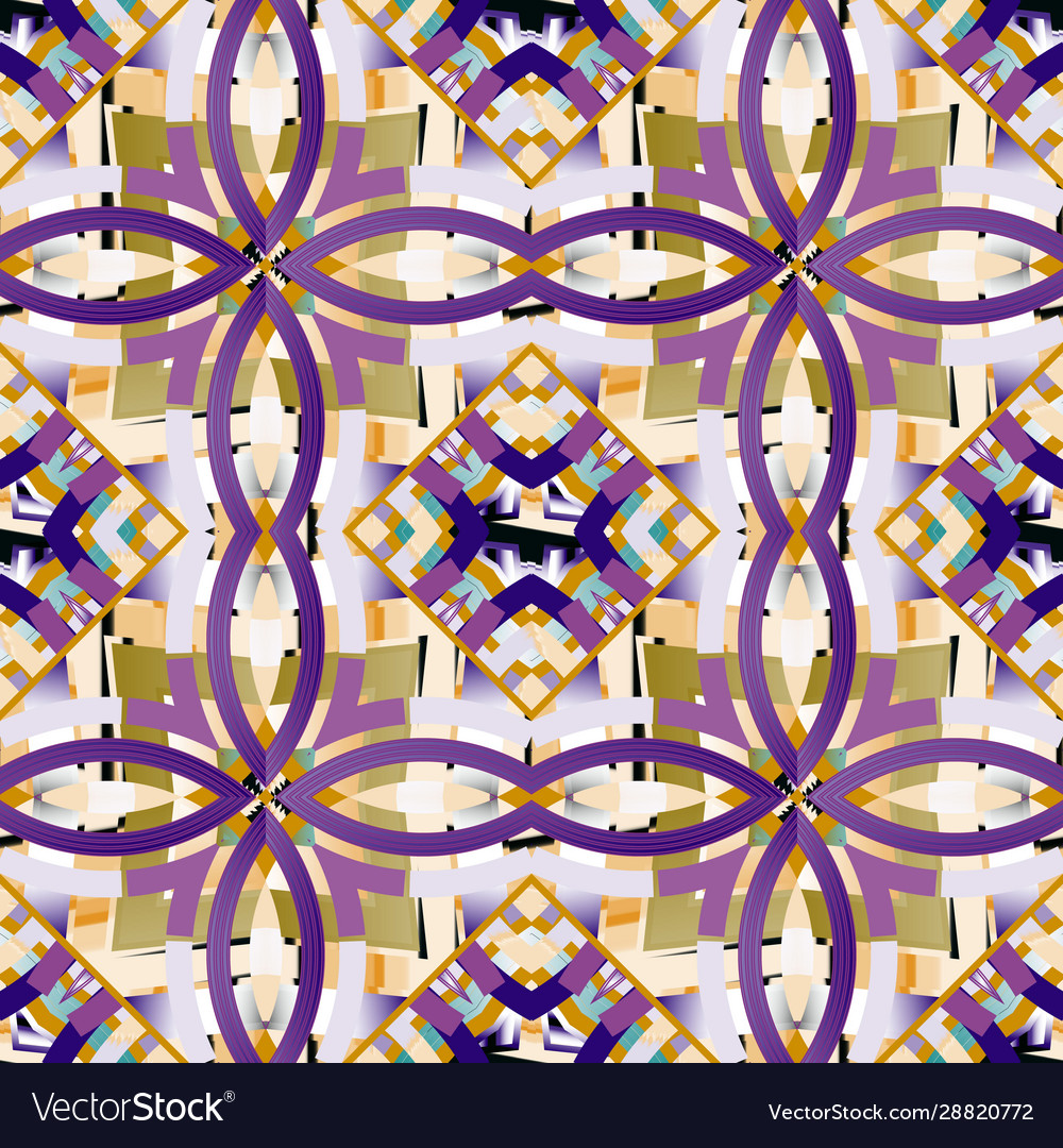 Abstract colorful seamless pattern Royalty Free Vector Image