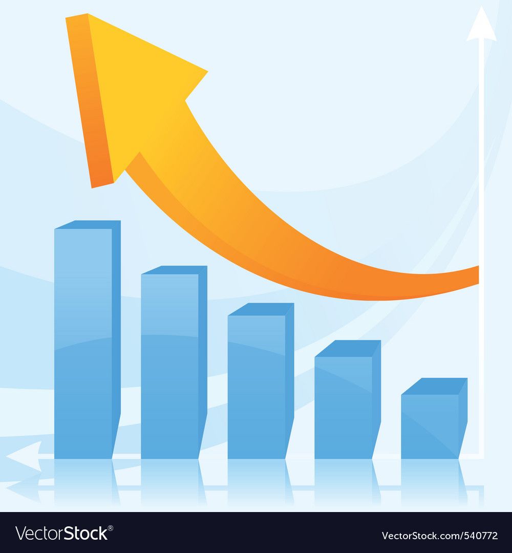 Bar graph Royalty Free Vector Image - VectorStock