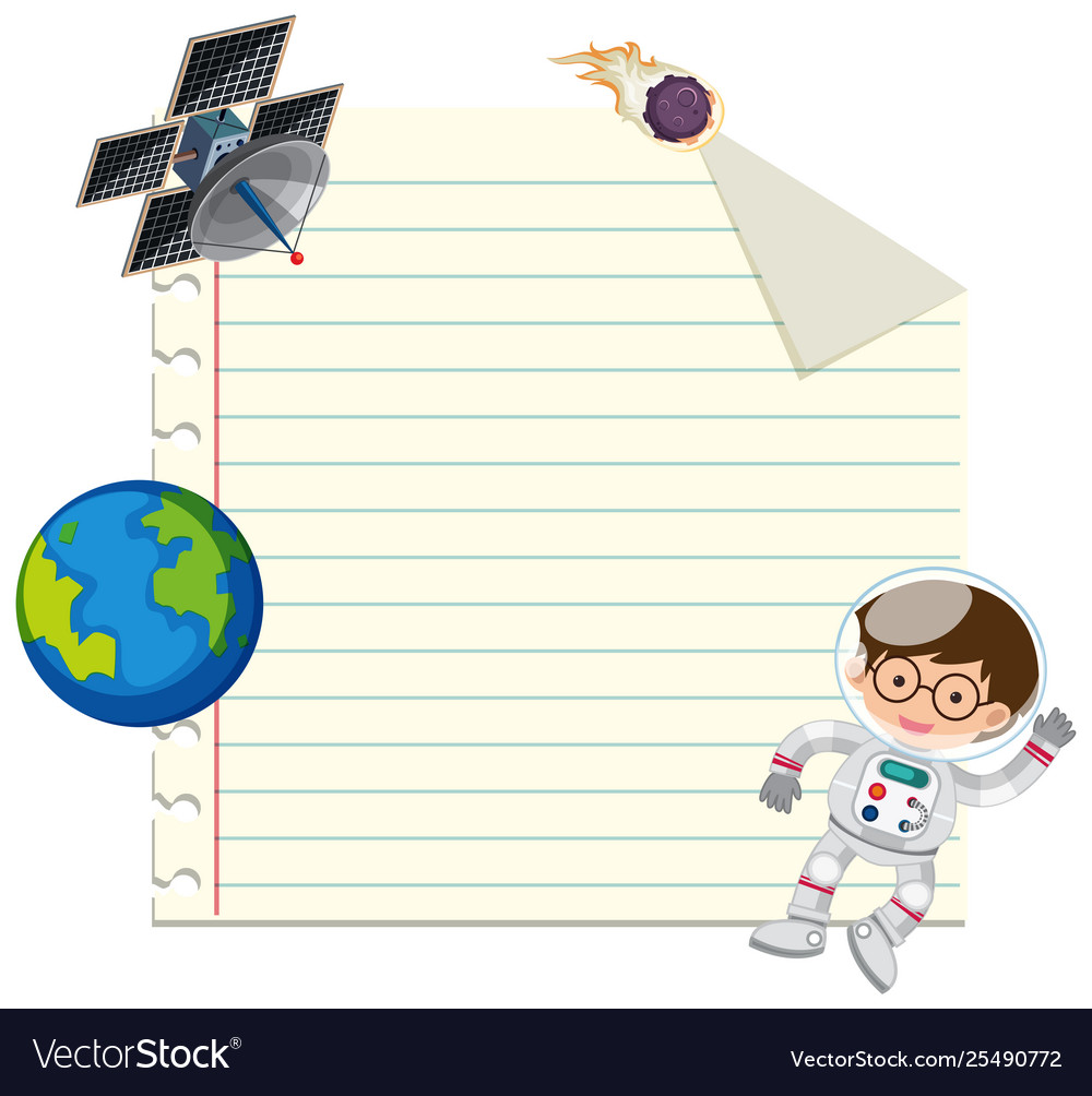 Blank note space theme Royalty Free Vector Image
