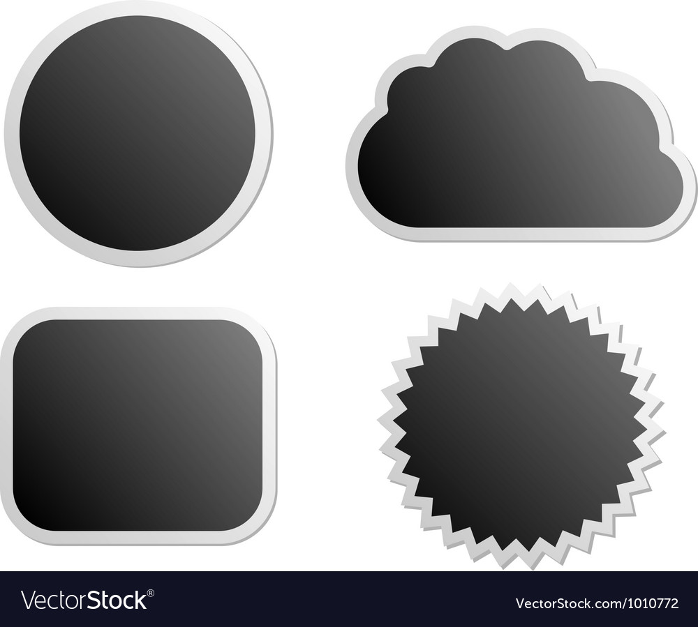 Board labels Royalty Free Vector Image - VectorStock