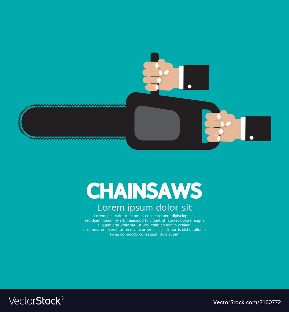 Chainsaw Royalty Free Vector Image - VectorStock