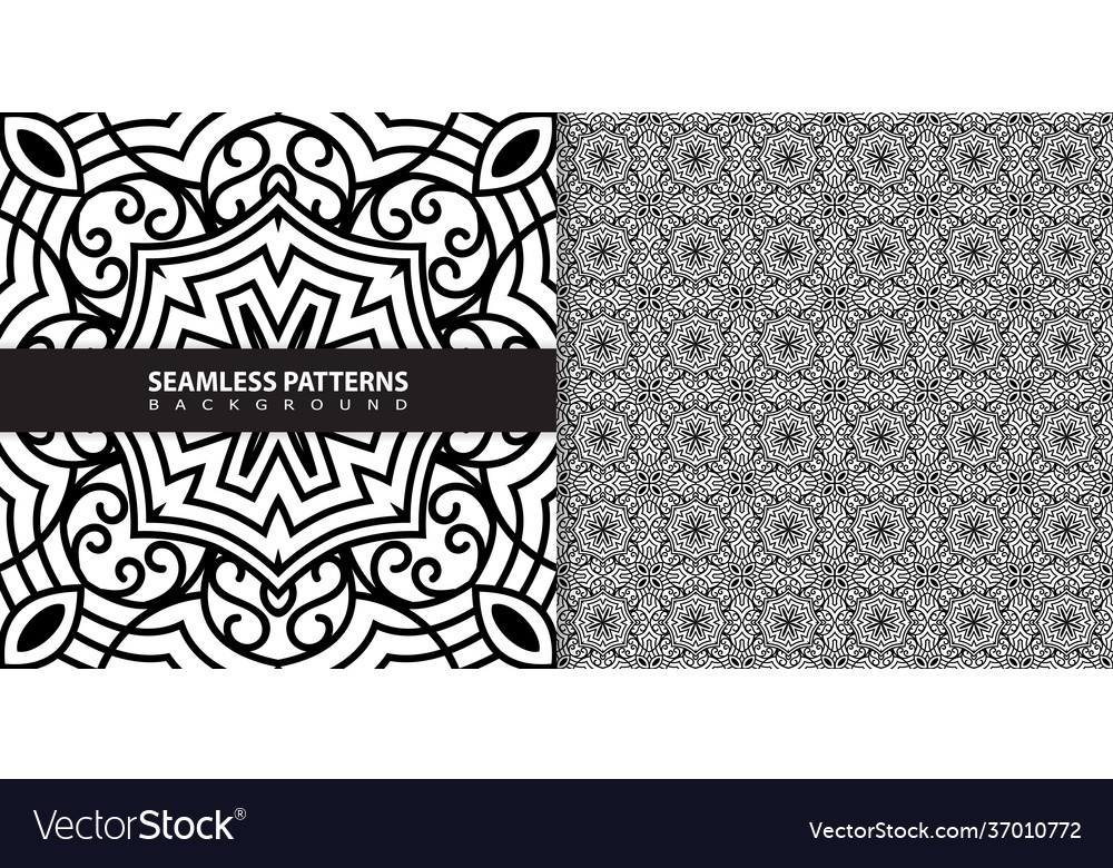 Classic batik seamless pattern background Vector Image