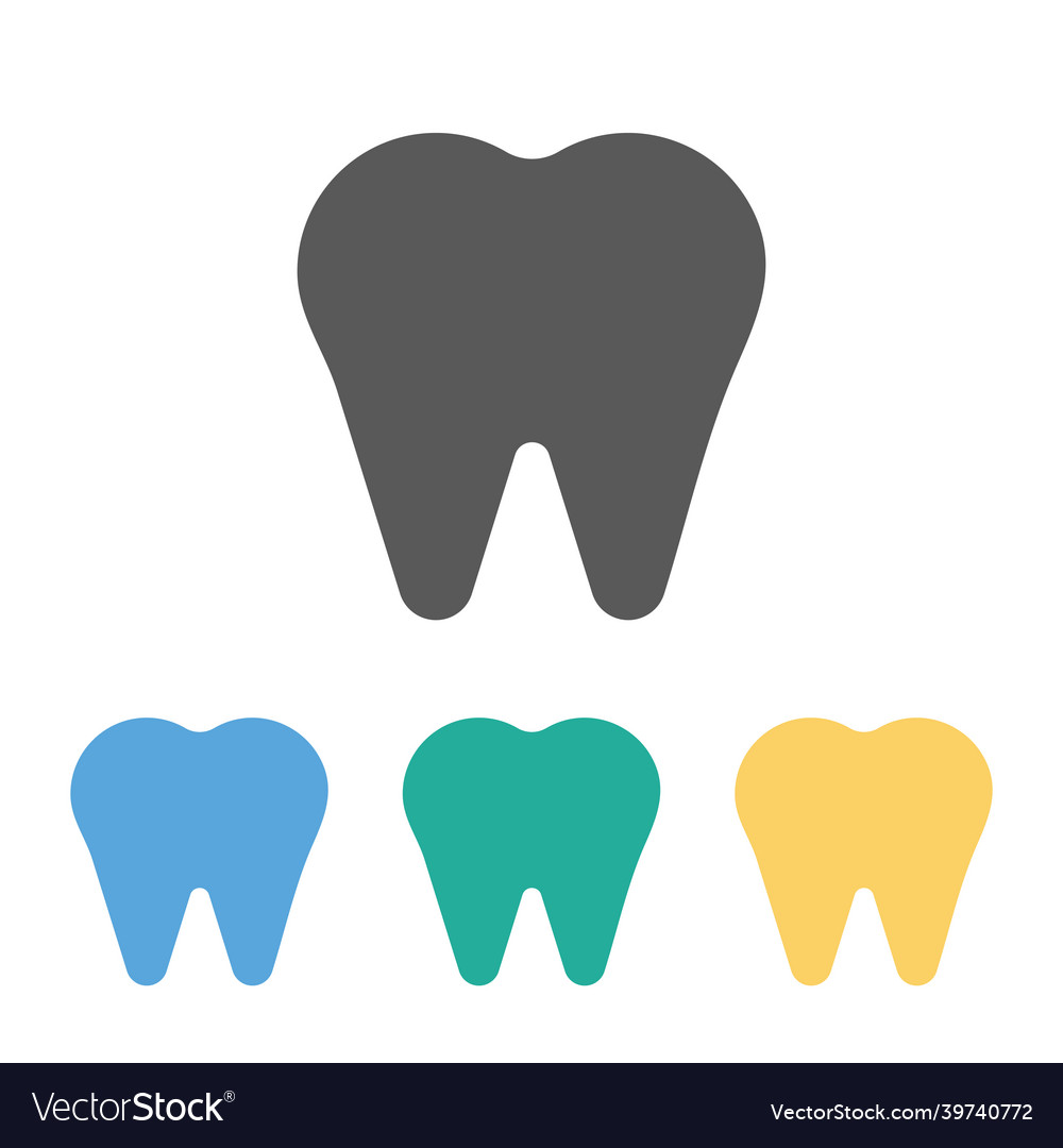 Tooth icon Royalty Free Vector Image - VectorStock