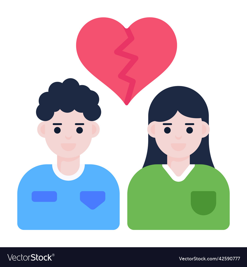Breakup Royalty Free Vector Image - VectorStock