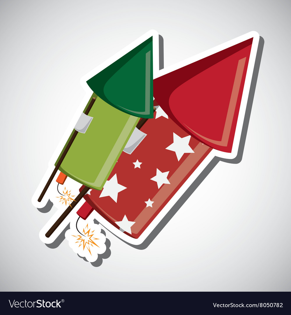 Firework icon design Royalty Free Vector Image