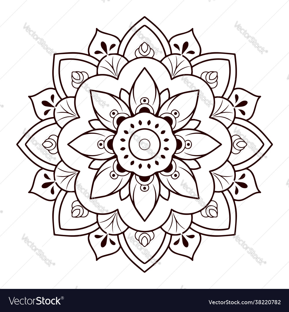 Flower pattern design Royalty Free Vector Image