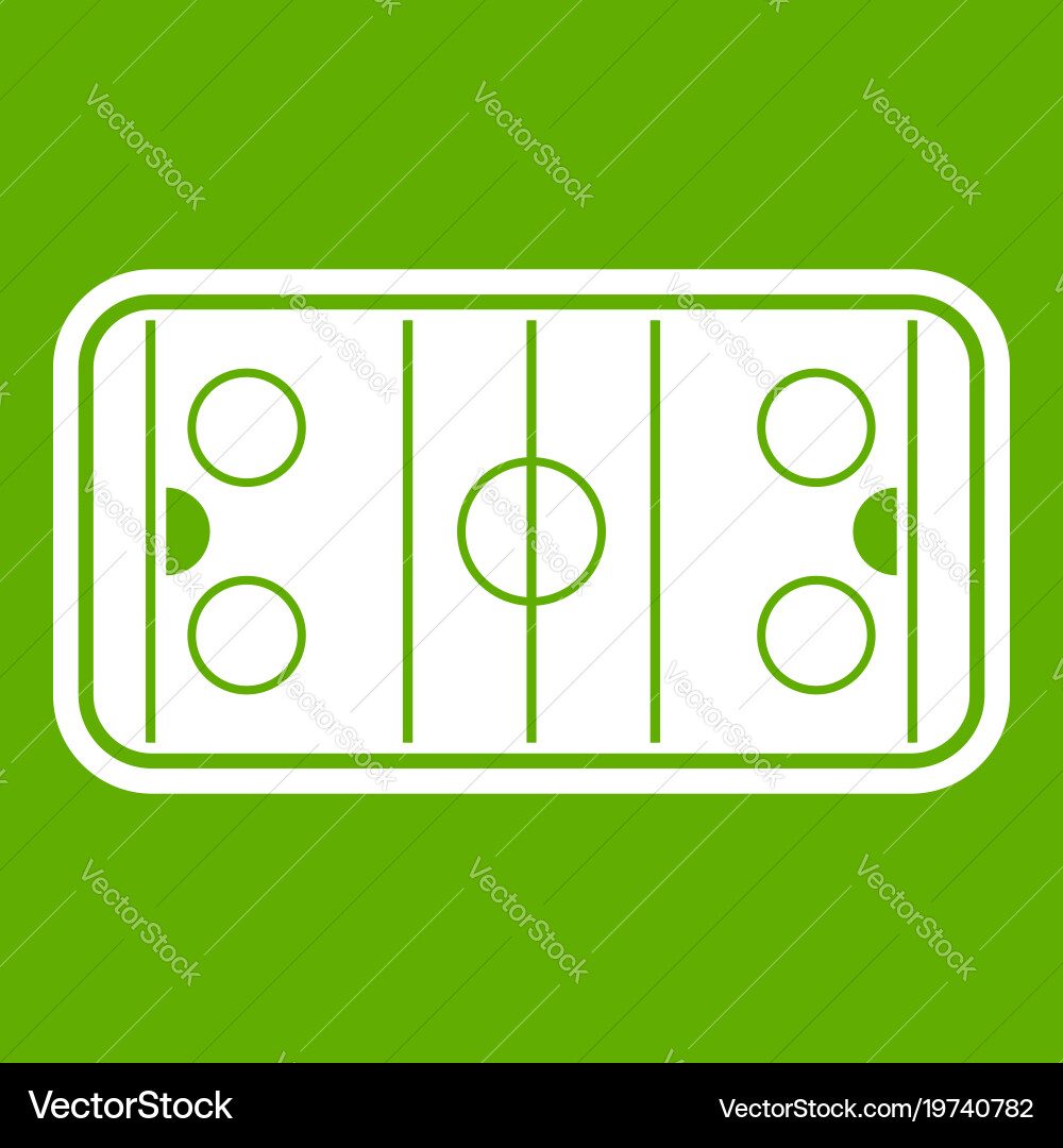 Stadium icon green Royalty Free Vector Image - VectorStock
