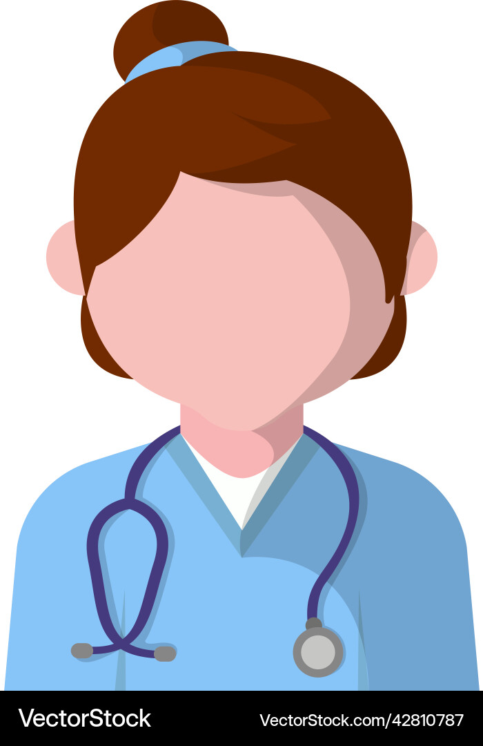 Doctor woman profession Royalty Free Vector Image