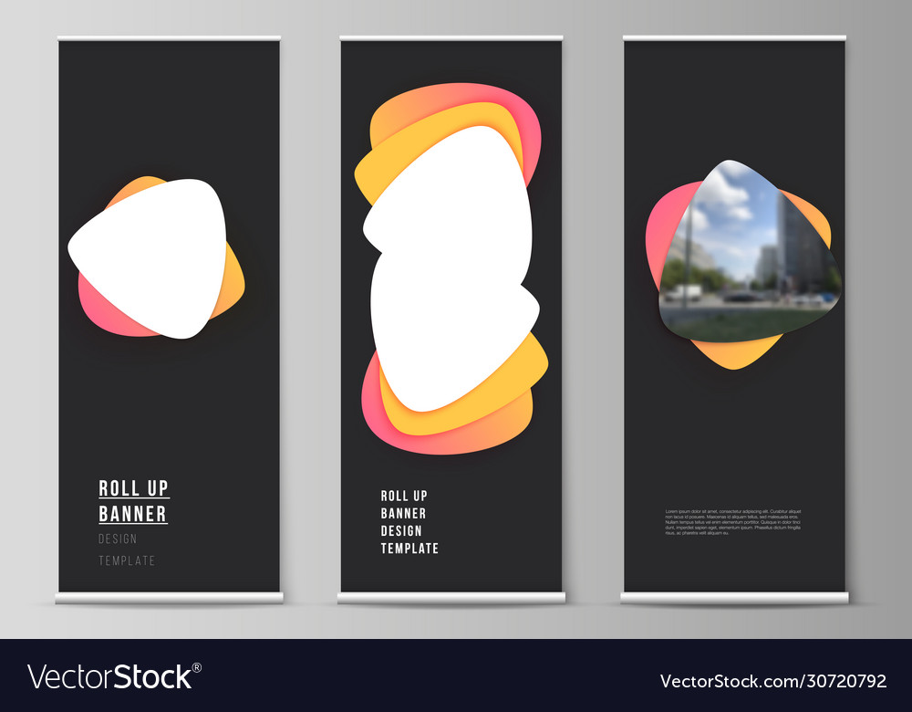 Editable layout roll Royalty Free Vector Image