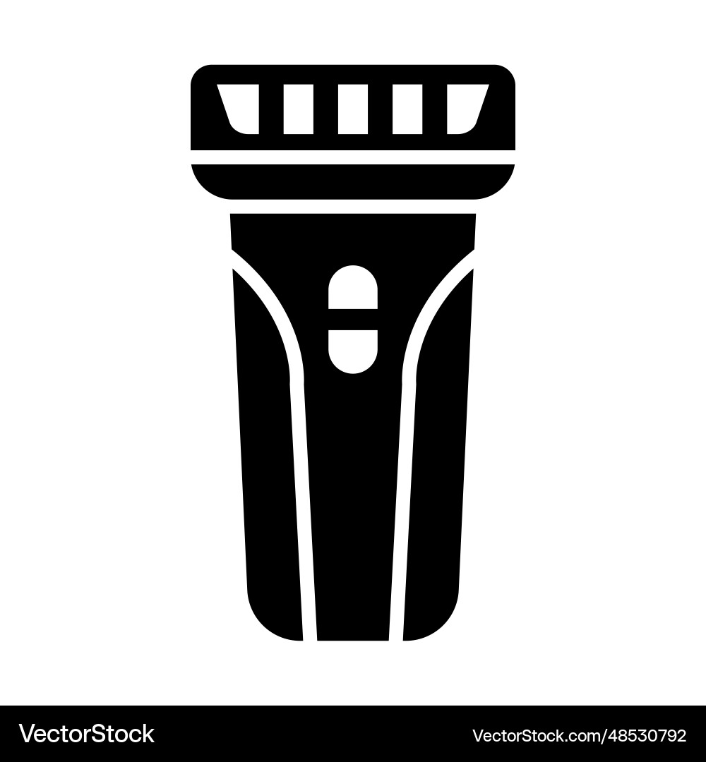 Electric razor glyph icon for personal Royalty Free Vector