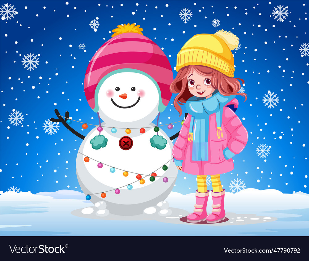 Building A Snowman Clip Art