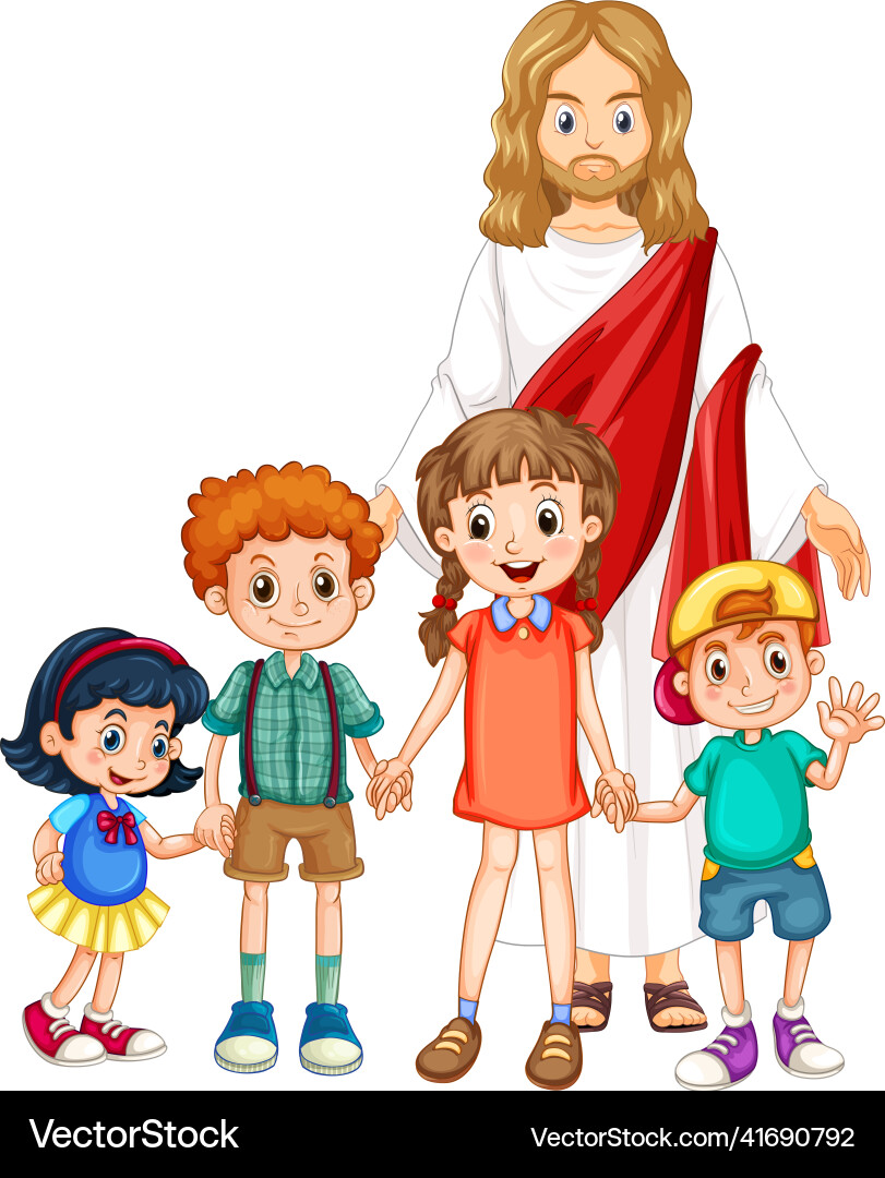 Boy Clipart Vector Of Jesus