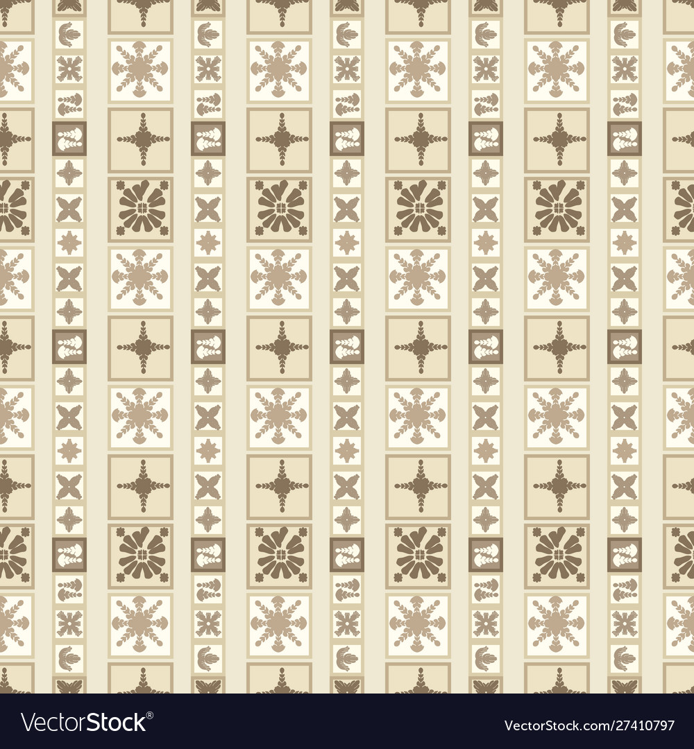 Ceramic tile pattern abstract mosaic Royalty Free Vector