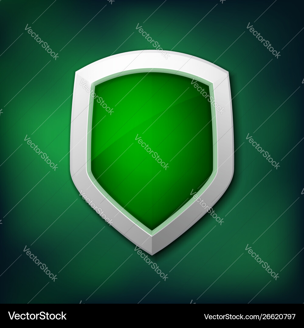 Protection shield concept with banner symbol Vector Image