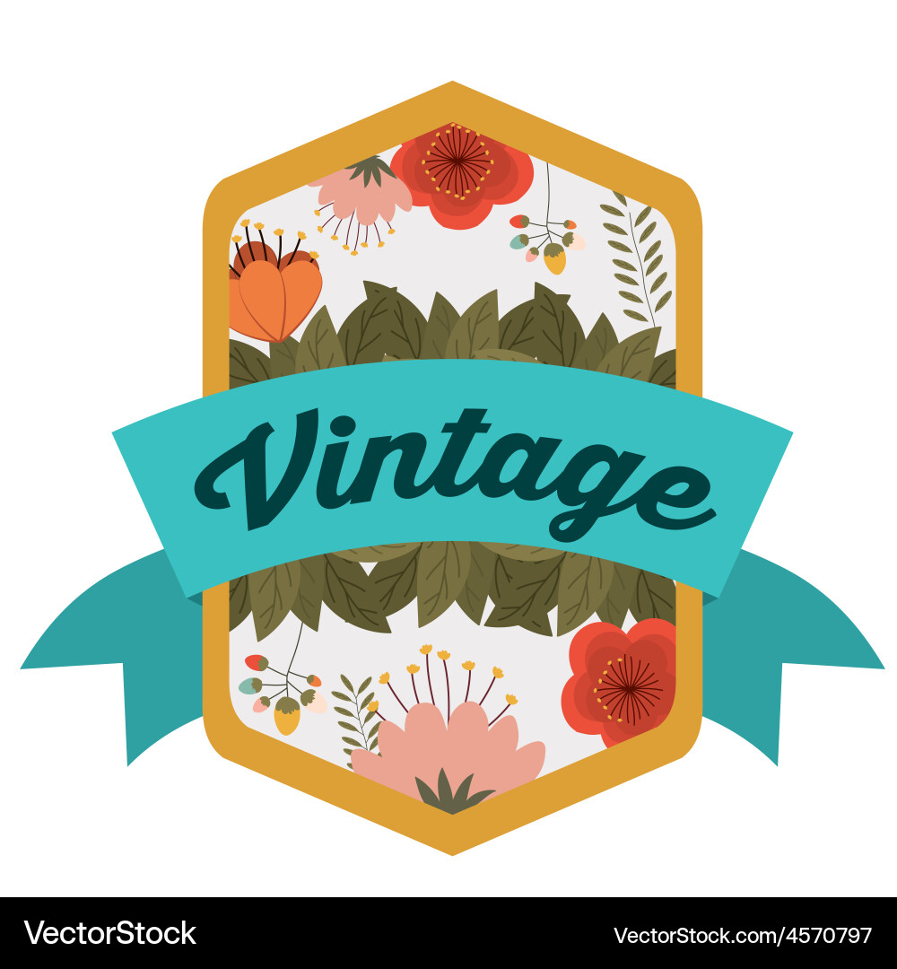 Retro and vintage label design Royalty Free Vector Image