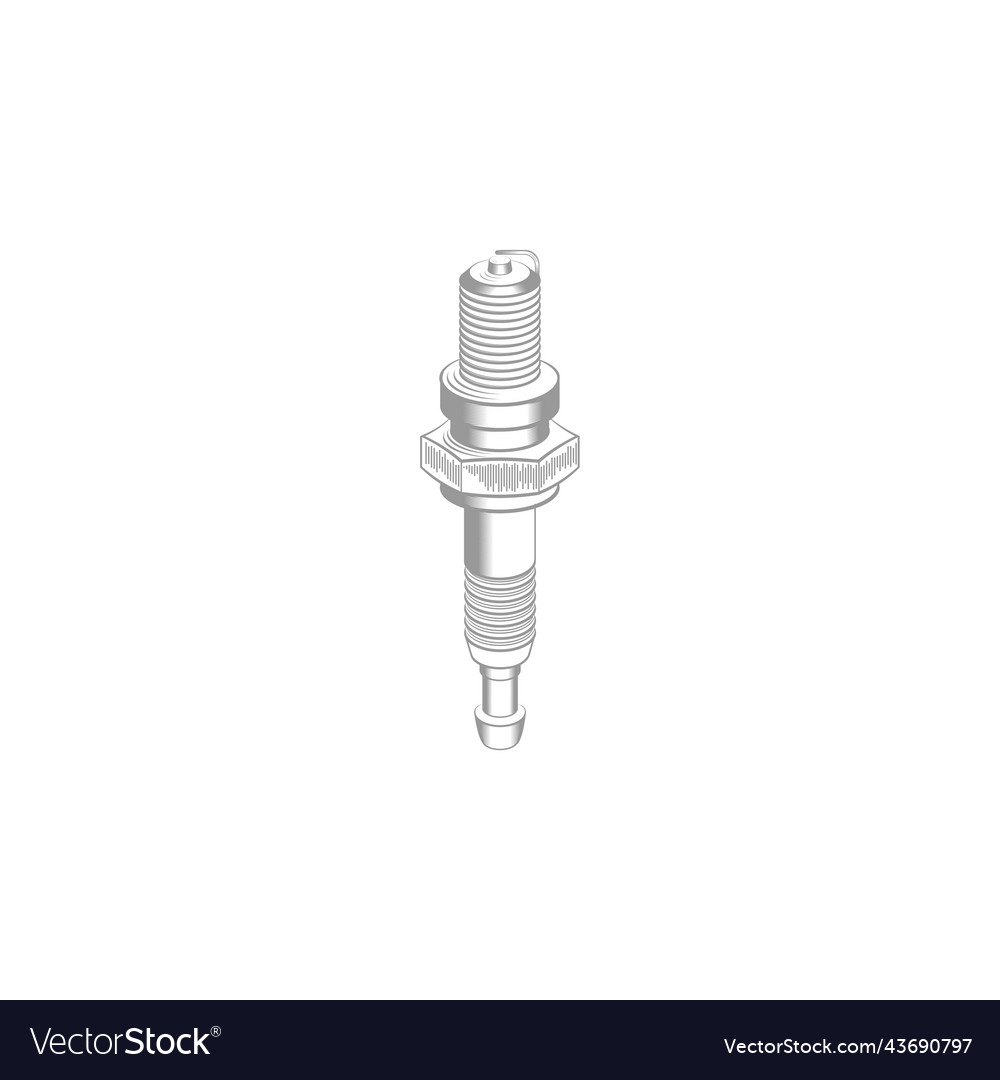 Spark plug logo Royalty Free Vector Image - VectorStock