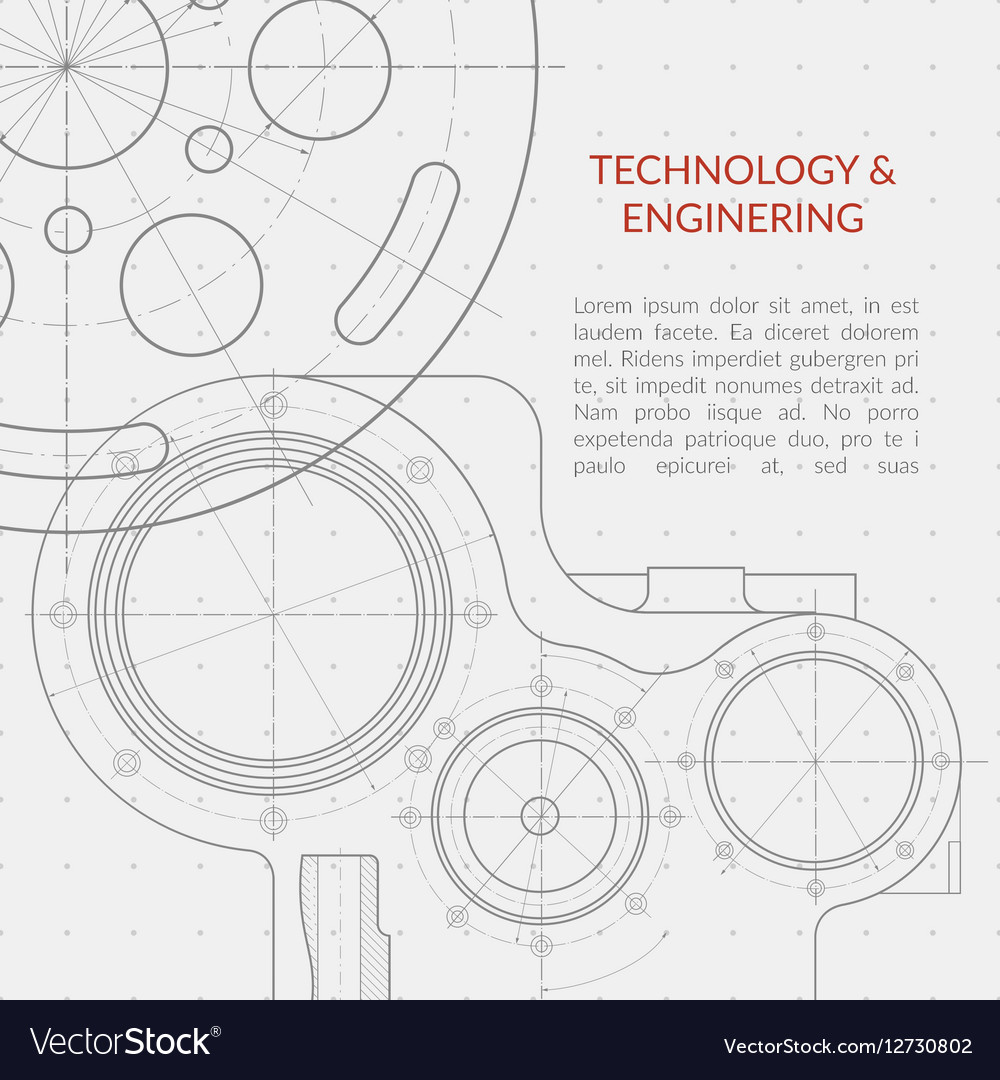 Abstract technology and engineering Royalty Free Vector