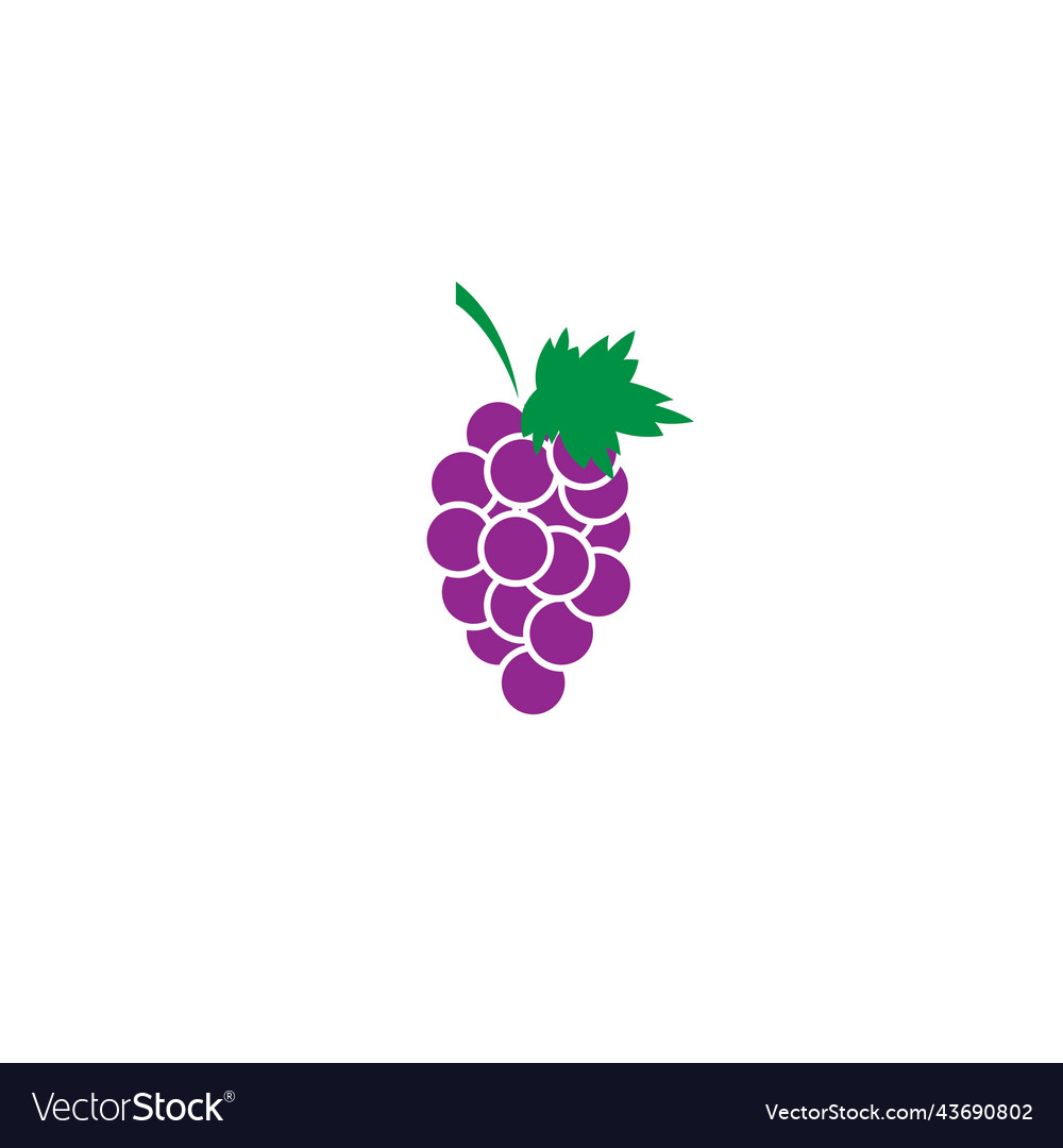 Grape logo Royalty Free Vector Image - VectorStock