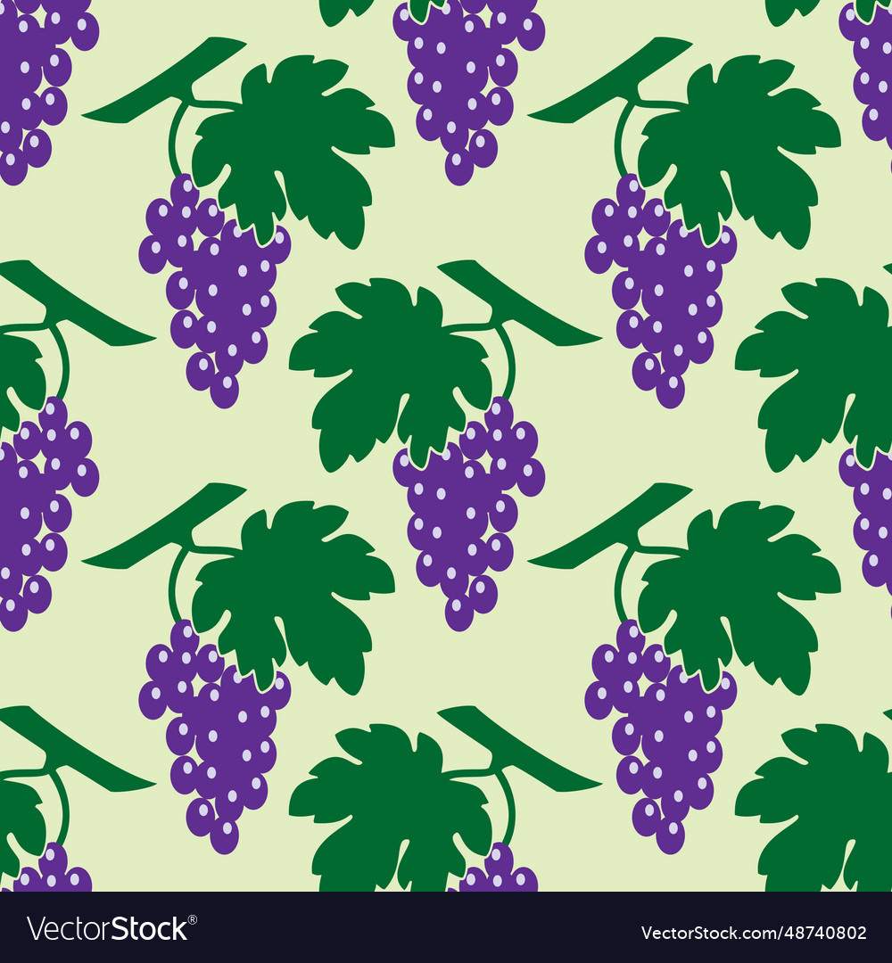 Grapes one Royalty Free Vector Image - VectorStock