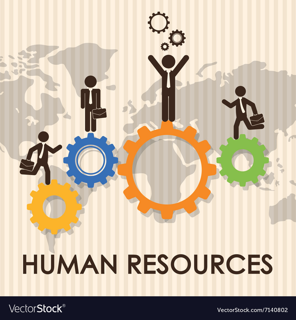 Human resources design Royalty Free Vector Image