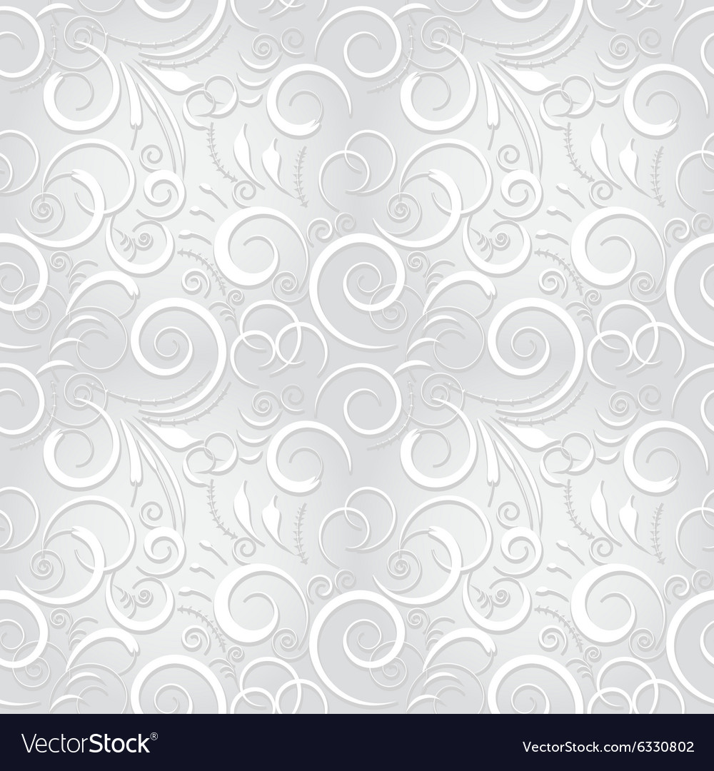 White festive seamless pattern Royalty Free Vector Image