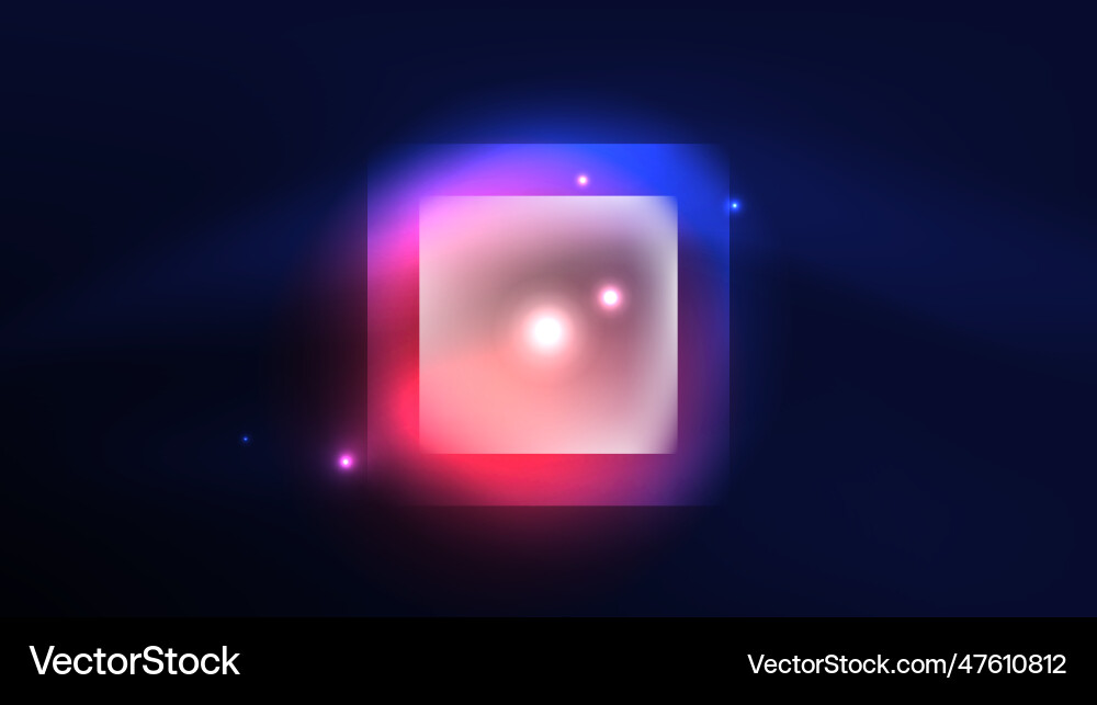 Abstract background landing page glass geometric Vector Image