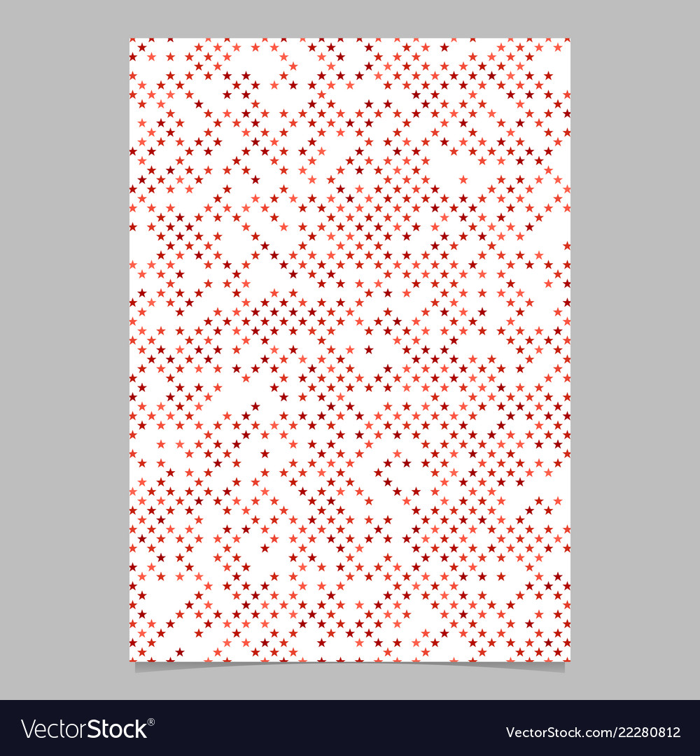 Abstract geometric pentagram pattern background Vector Image