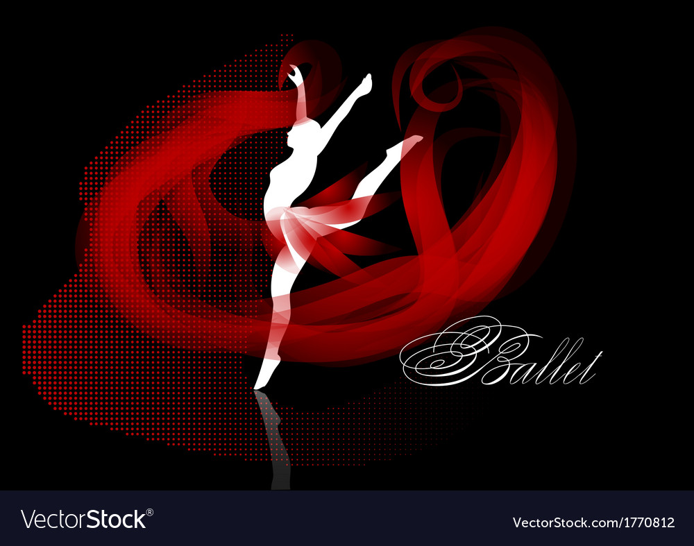 Ballet background Royalty Free Vector Image - VectorStock