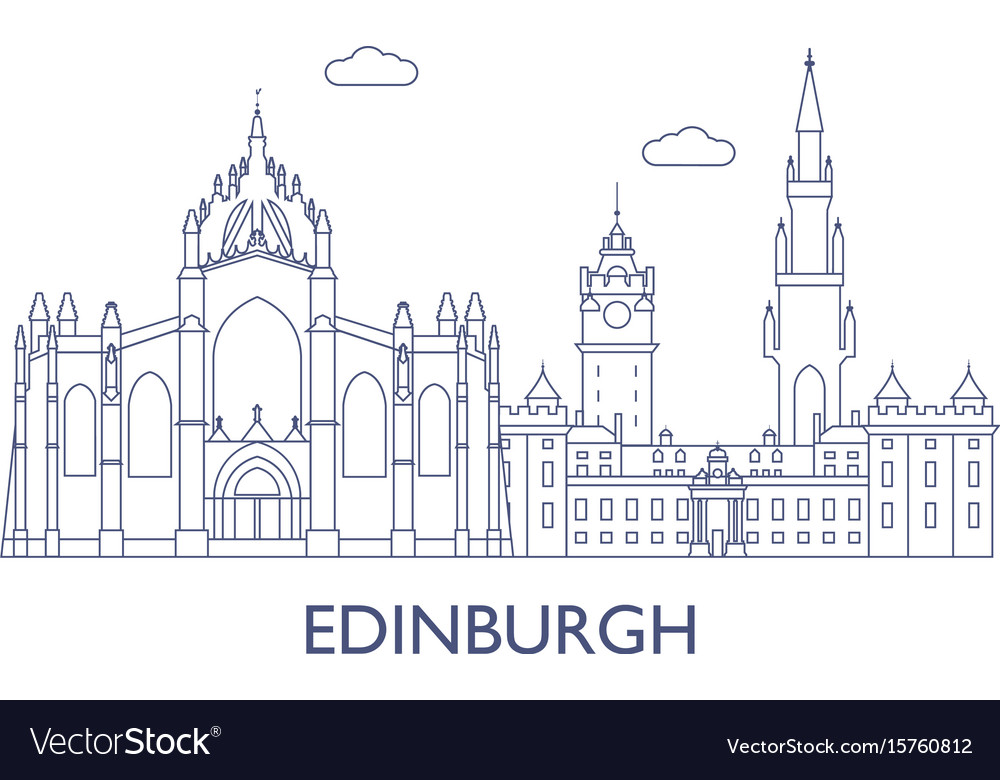 Edinburgh Royalty Free Vector Image - VectorStock