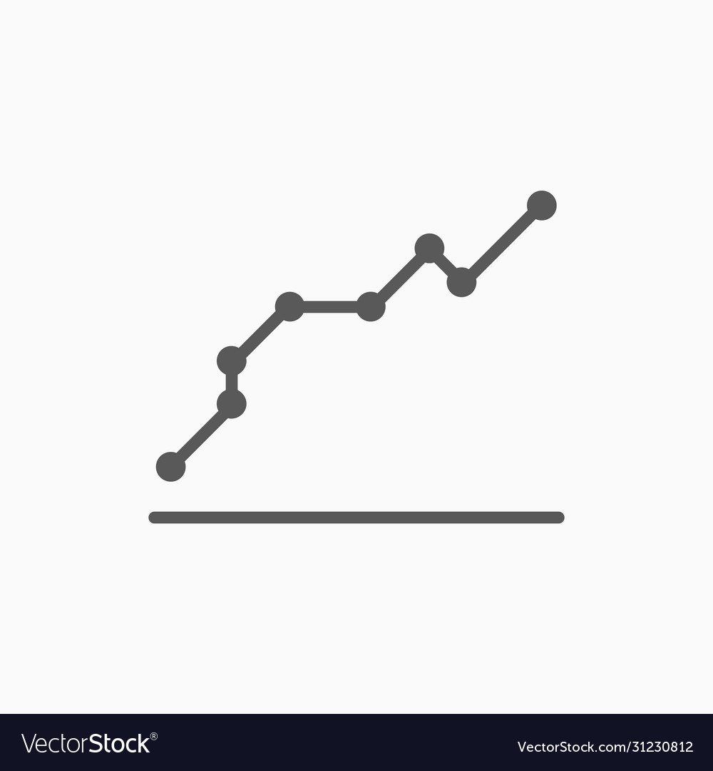 Graph icon Royalty Free Vector Image - VectorStock