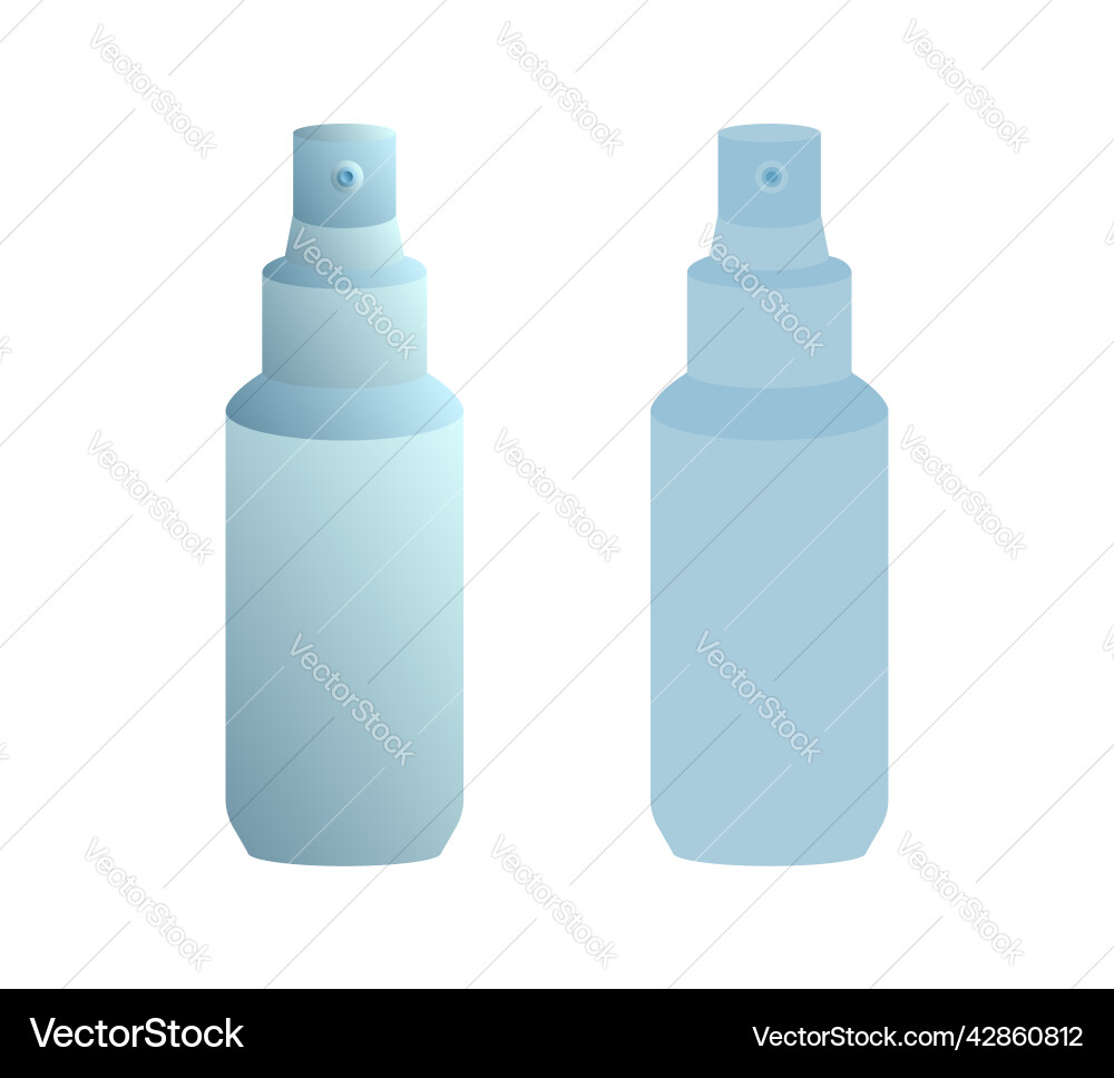 Set of spray cans in gradient and flat styles Vector Image