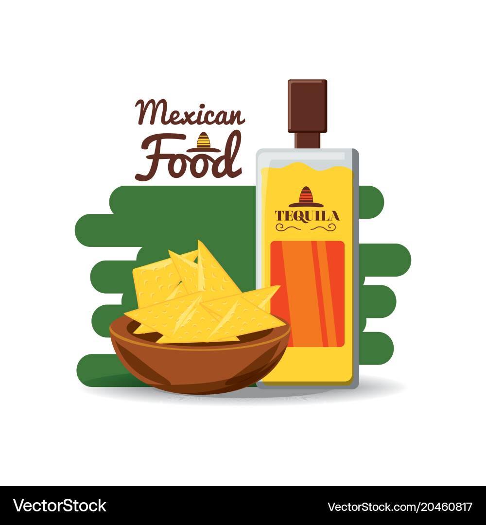 Mexican traditional food design Royalty Free Vector Image