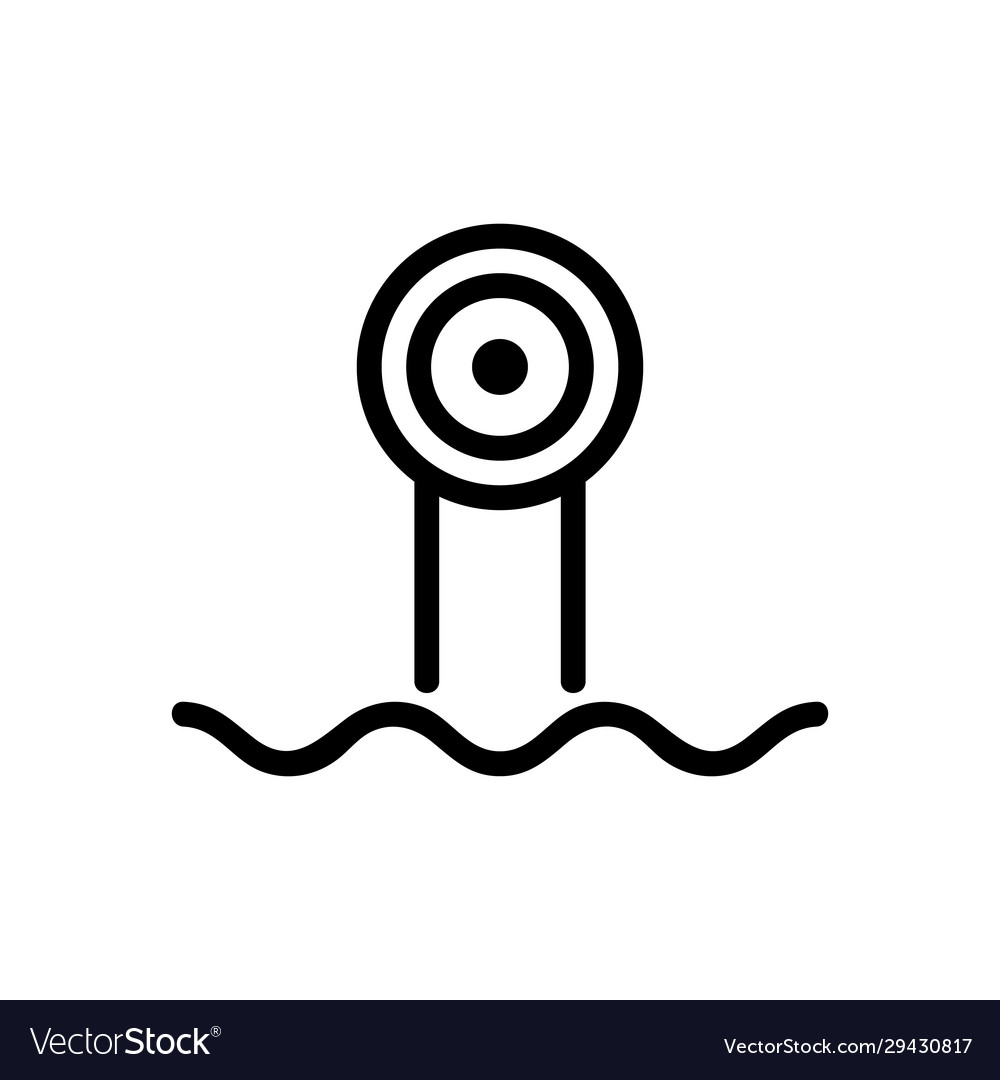 Periscope submarine icon isolated contour Vector Image Periscope submarine icon isolated contour Vector Image